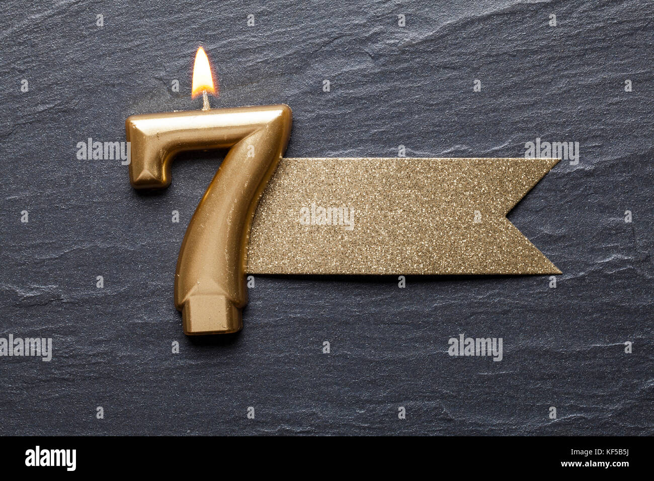 7th birthday candle hi-res stock photography and images - Alamy