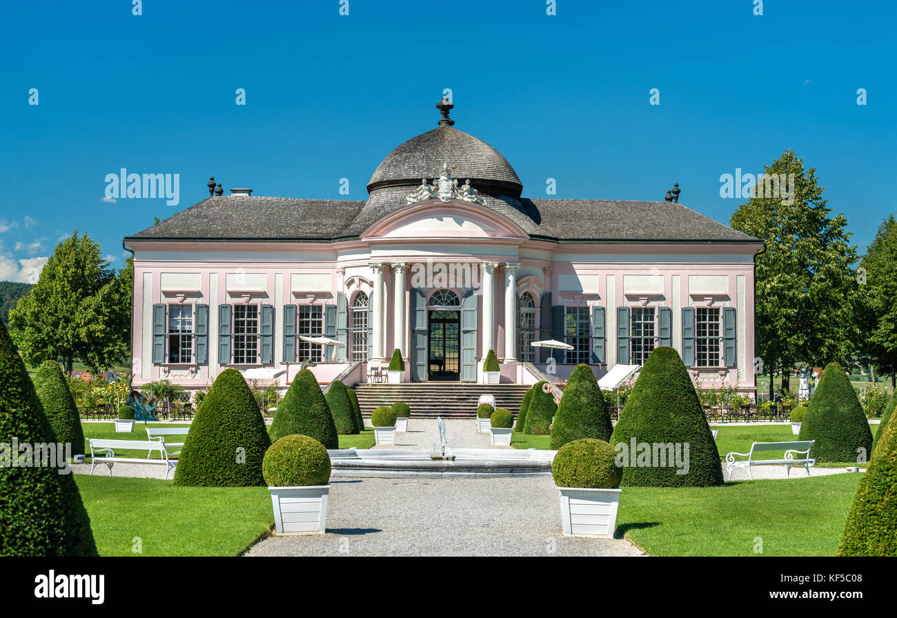 Baroque Pavilion in the garden of Melk Abbey, Austria Stock Photo - Alamy