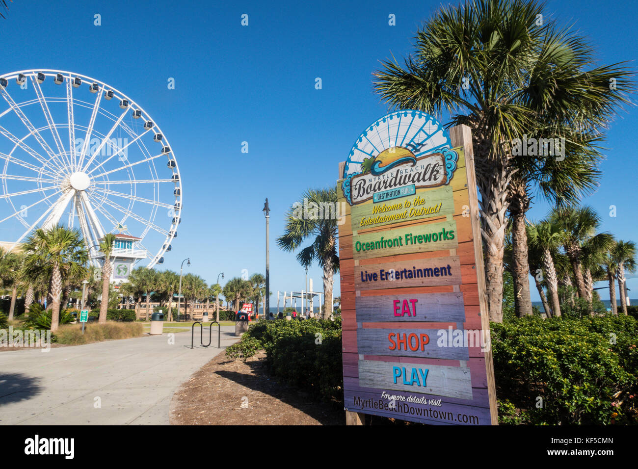 Myrtle beach boardwalk usa hi-res stock photography and images - Alamy