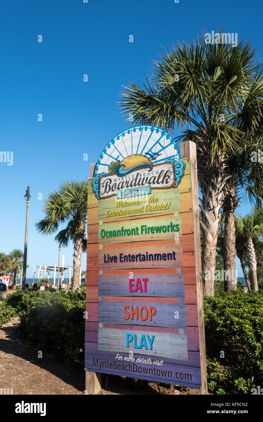 Myrtle Beach Boardwalk Stock Photos & Myrtle Beach Boardwalk Stock ...