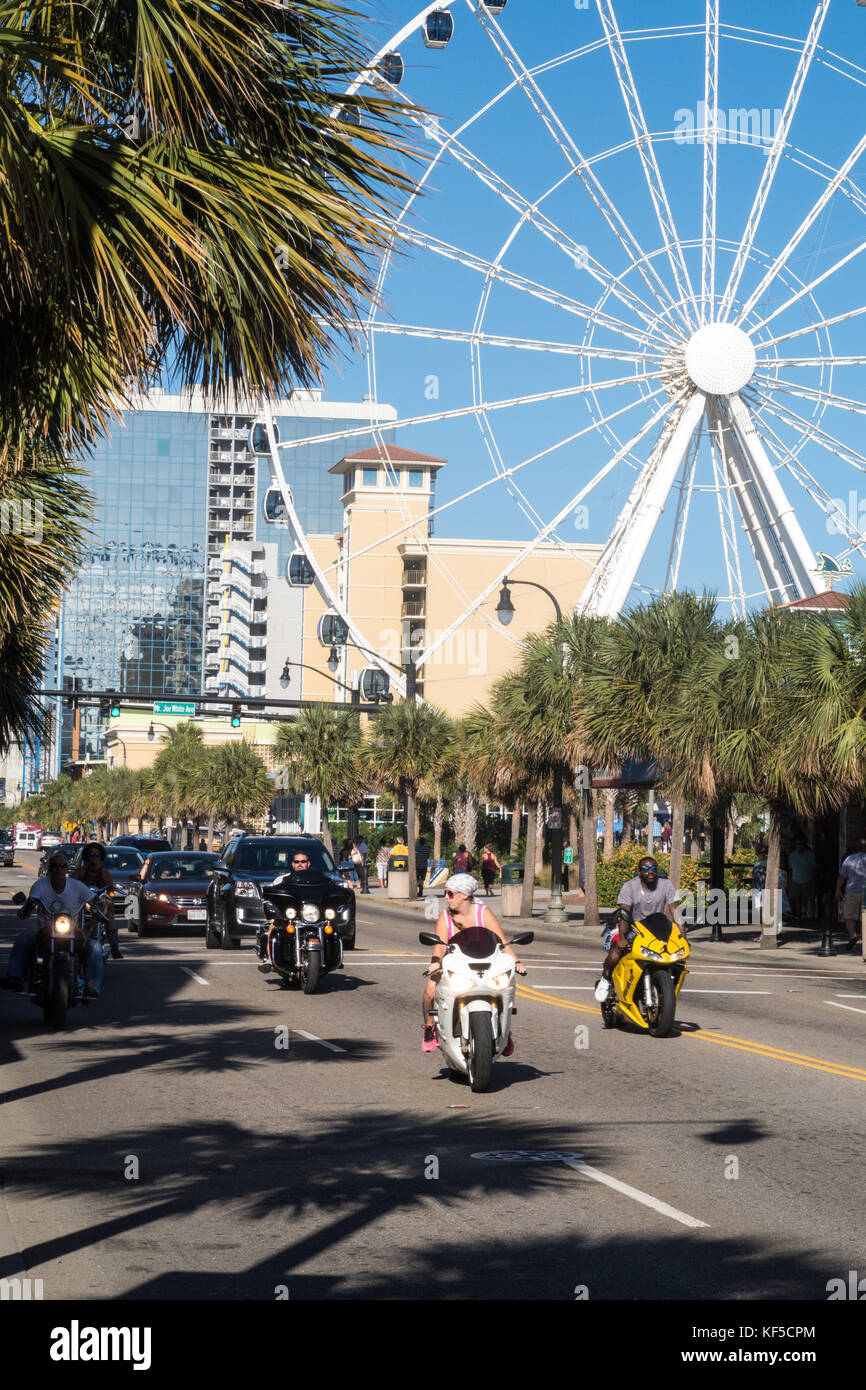 Ocean Blvd. in Myrtle Beach, South Carolina, USA Stock Photo - Alamy
