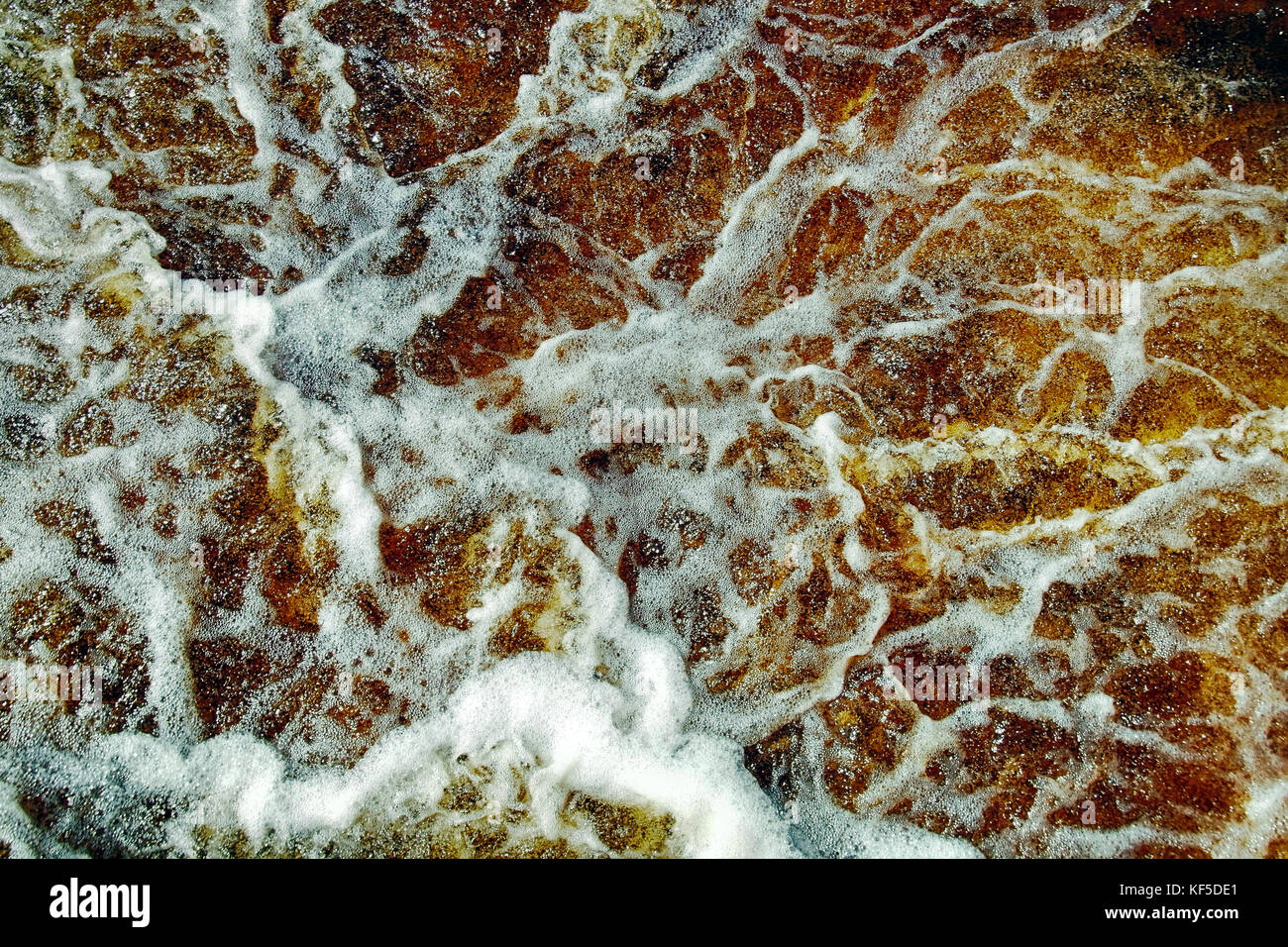 river splashes background, reddish spring water full of energy Stock ...