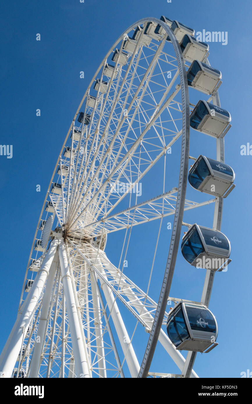 SkyWheel on the Boardwalk at Myrtle Beach, South Carolina, USA Stock ...