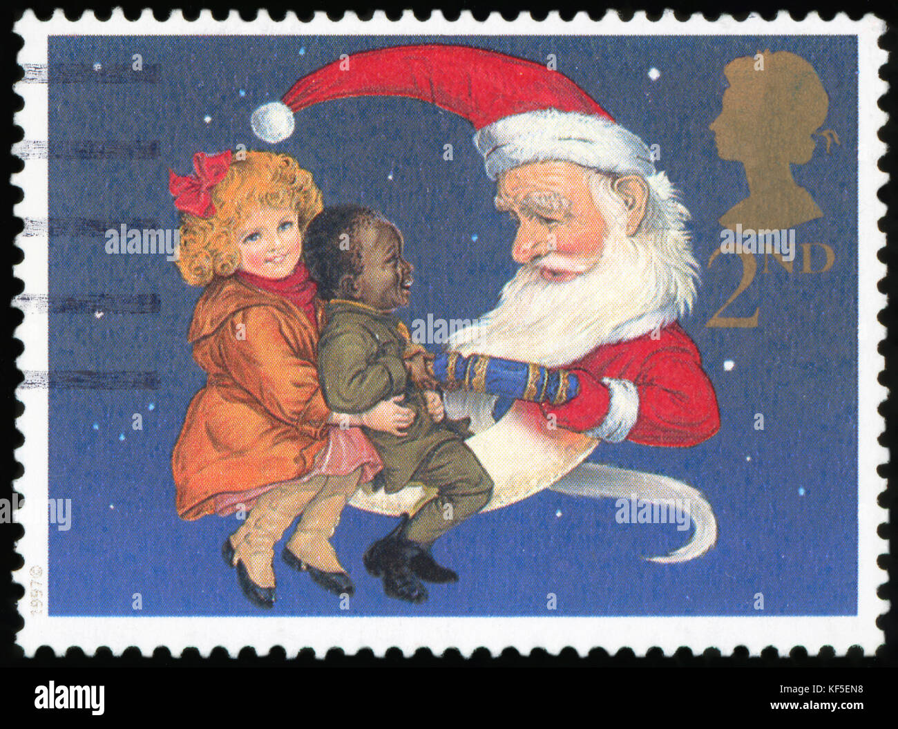 Postage Stamp - Santa Clouse Stock Photo - Alamy