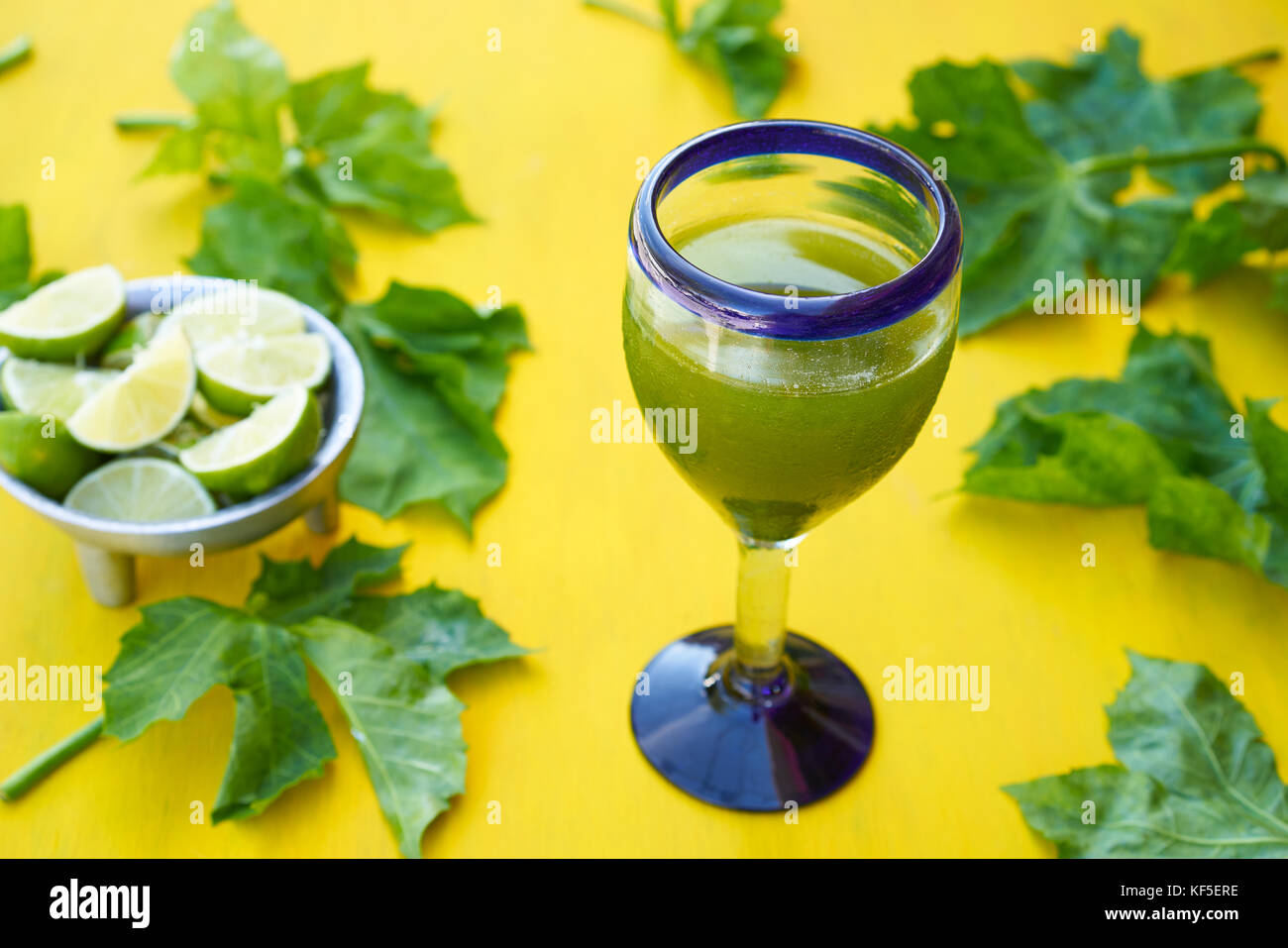 Agua de Chaya water Mayan Tree Spinach leaves beverage from Mexico ...