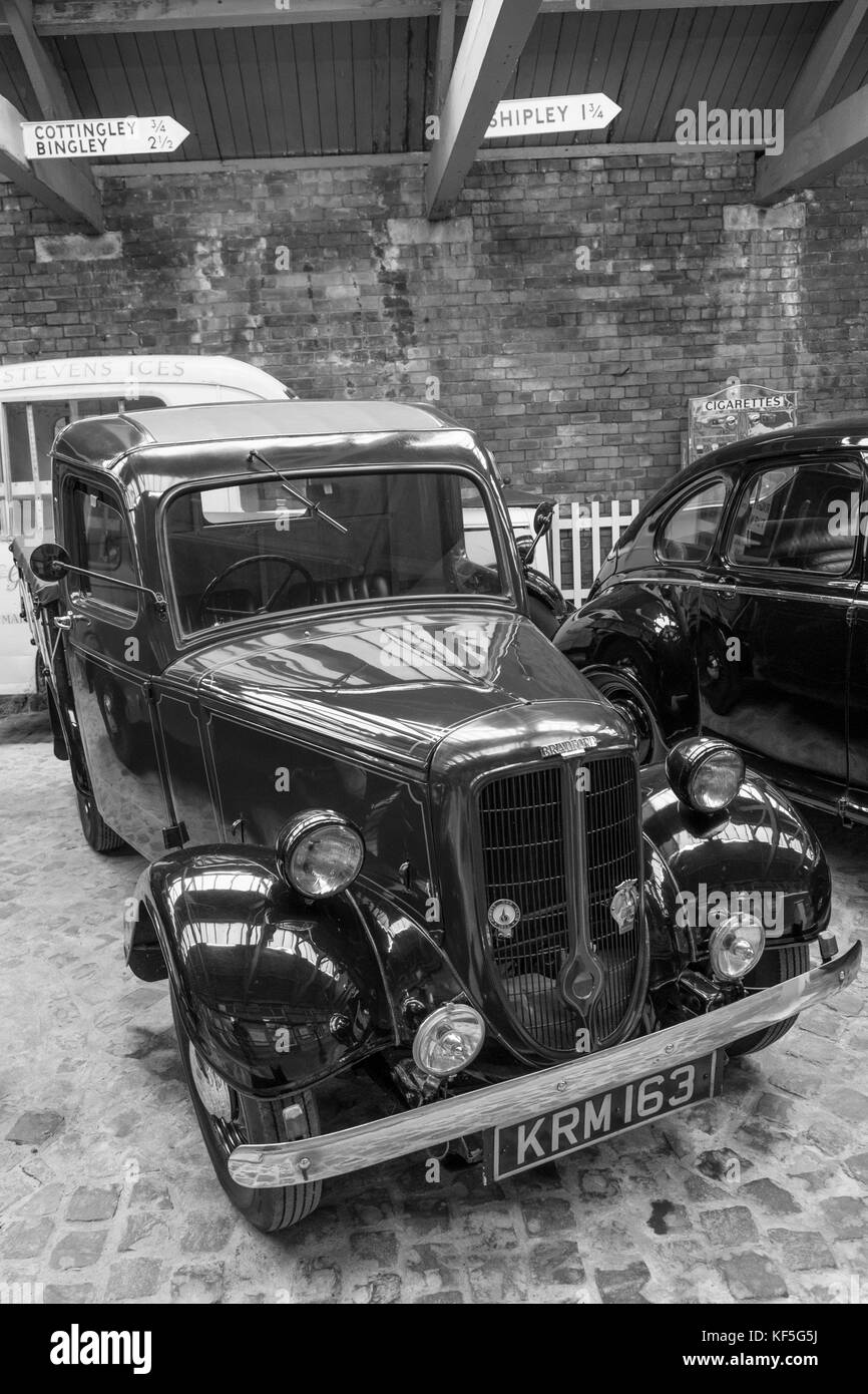 Classic Cars at Bradford Industrial Museum, West Yorkshire, England, UK ...