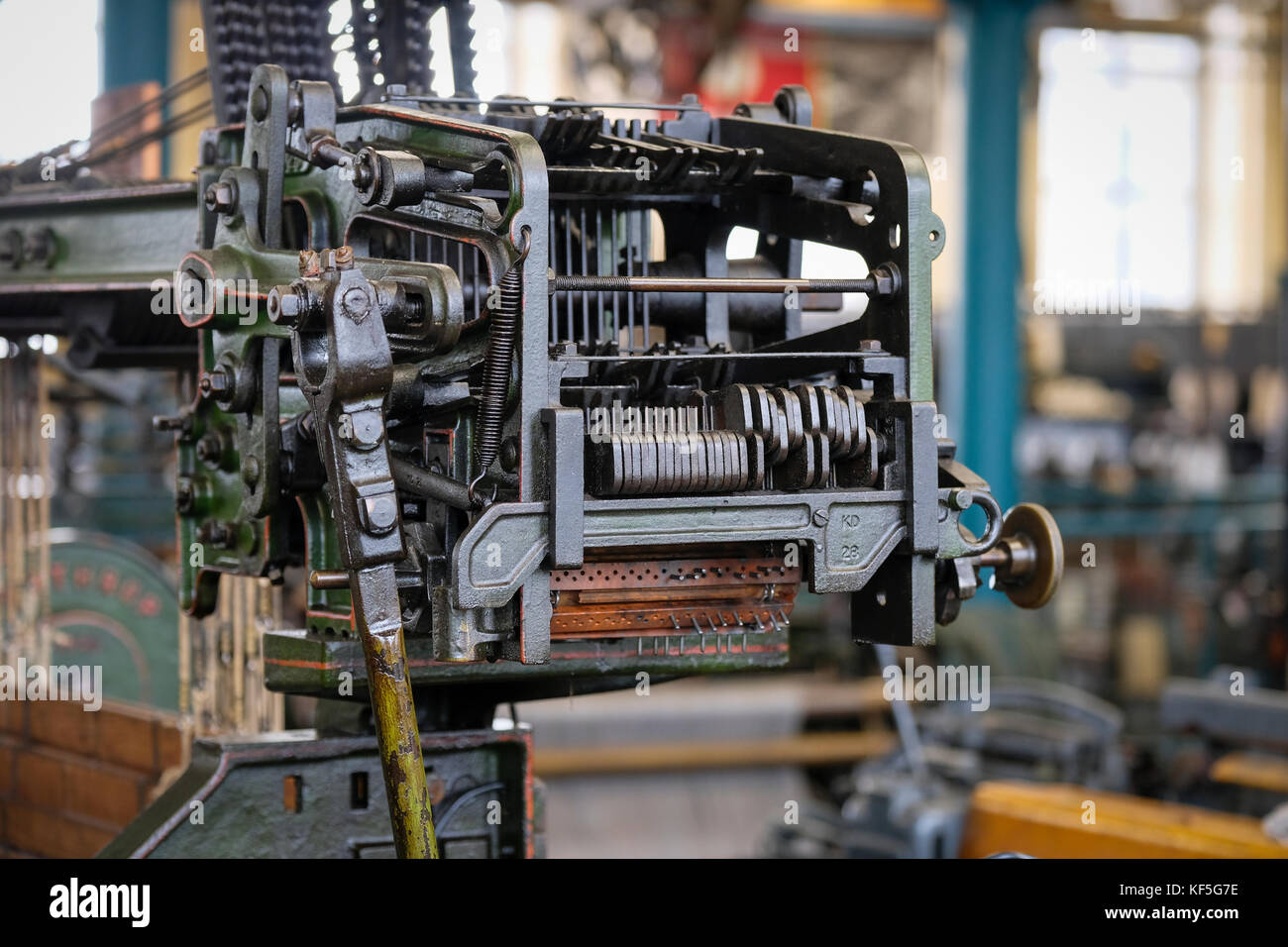 Textiles and Machinery on display at Bradford Industrial Museum, West ...