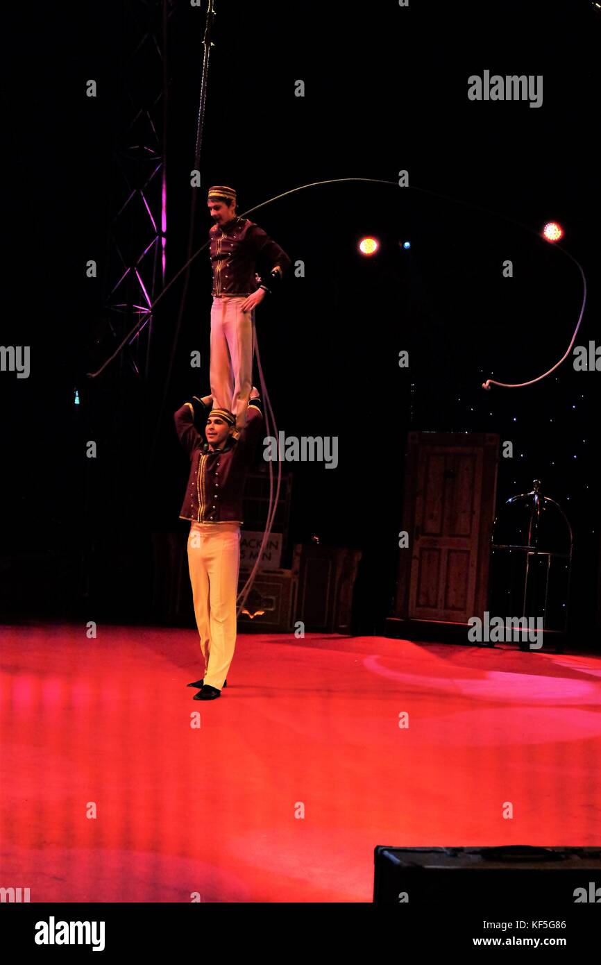circus bell hop skipping clown Stock Photo - Alamy