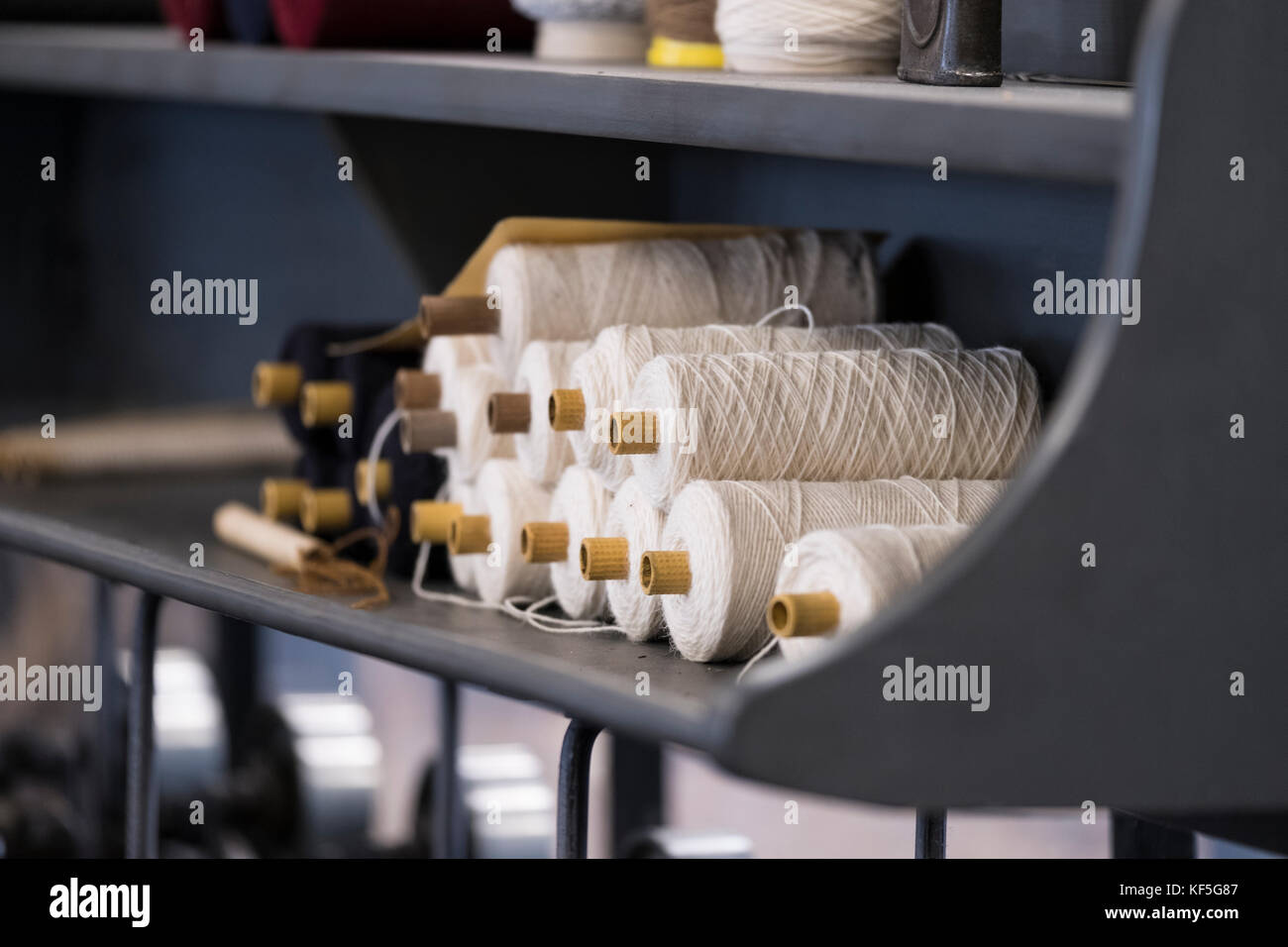 Textiles and Machinery on display at Bradford Industrial Museum, West ...