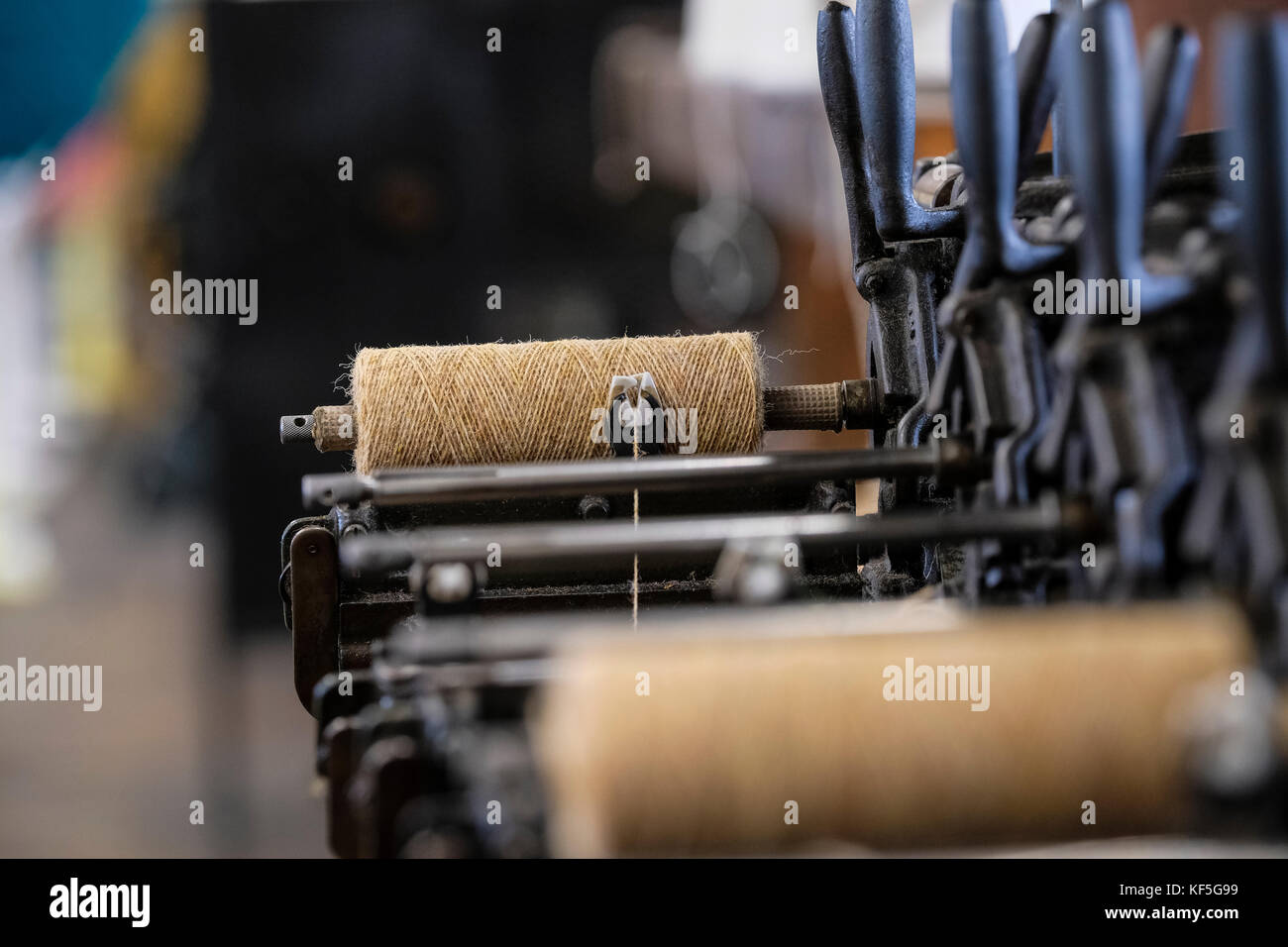 Textiles and Machinery on display at Bradford Industrial Museum, West ...