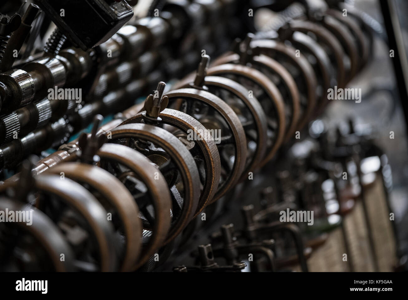 Textiles and Machinery on display at Bradford Industrial Museum, West ...