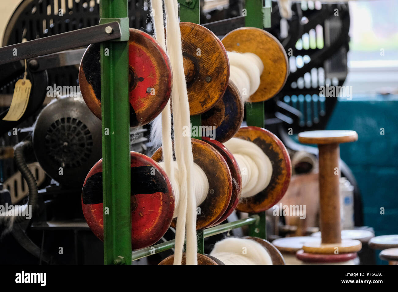 Textiles and Machinery on display at Bradford Industrial Museum, West ...