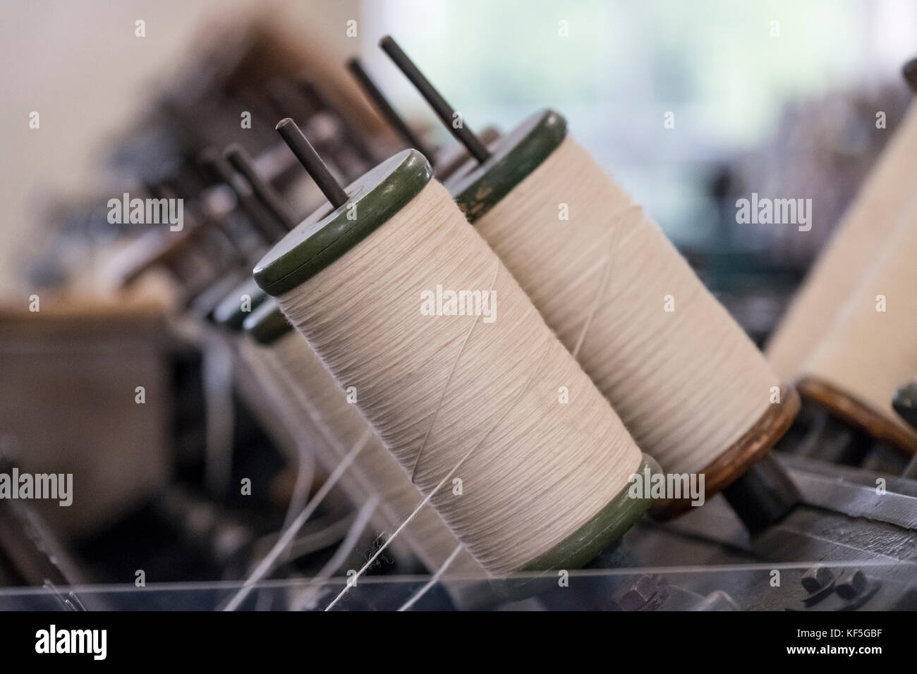 Textiles and Machinery on display at Bradford Industrial Museum, West ...