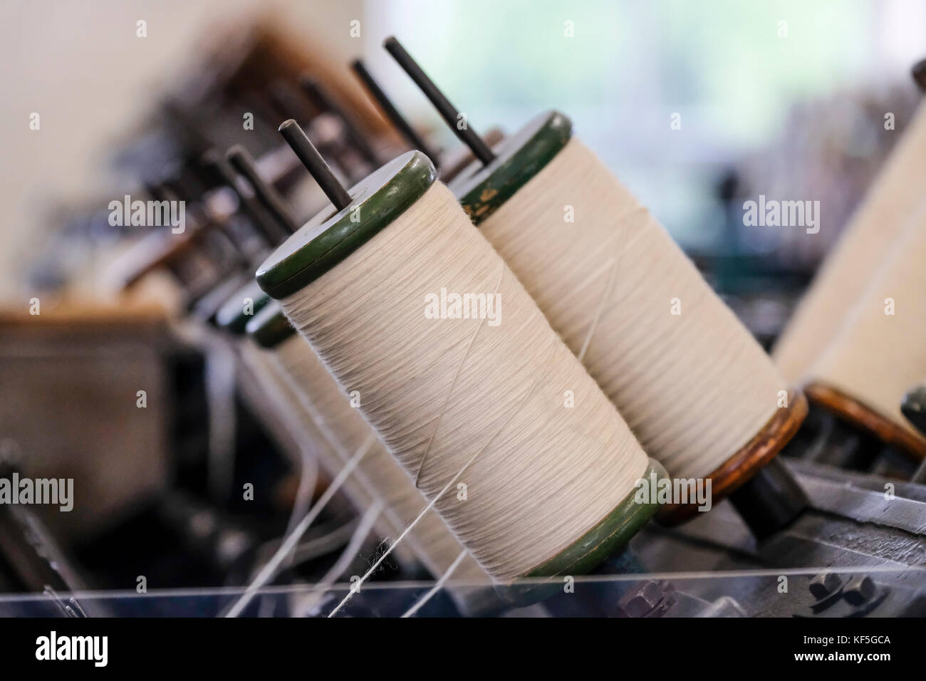 Textiles and Machinery on display at Bradford Industrial Museum, West ...