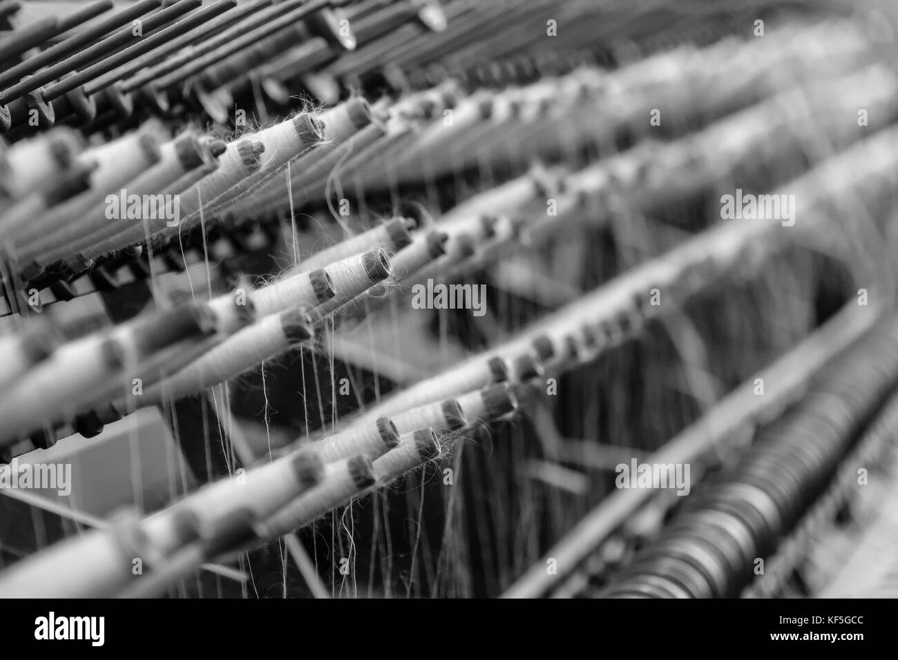 Textiles and Machinery on display at Bradford Industrial Museum, West ...