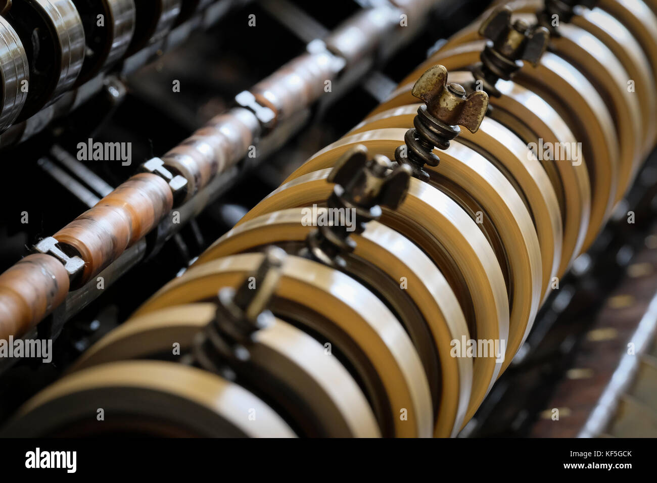 Textiles and Machinery on display at Bradford Industrial Museum, West ...