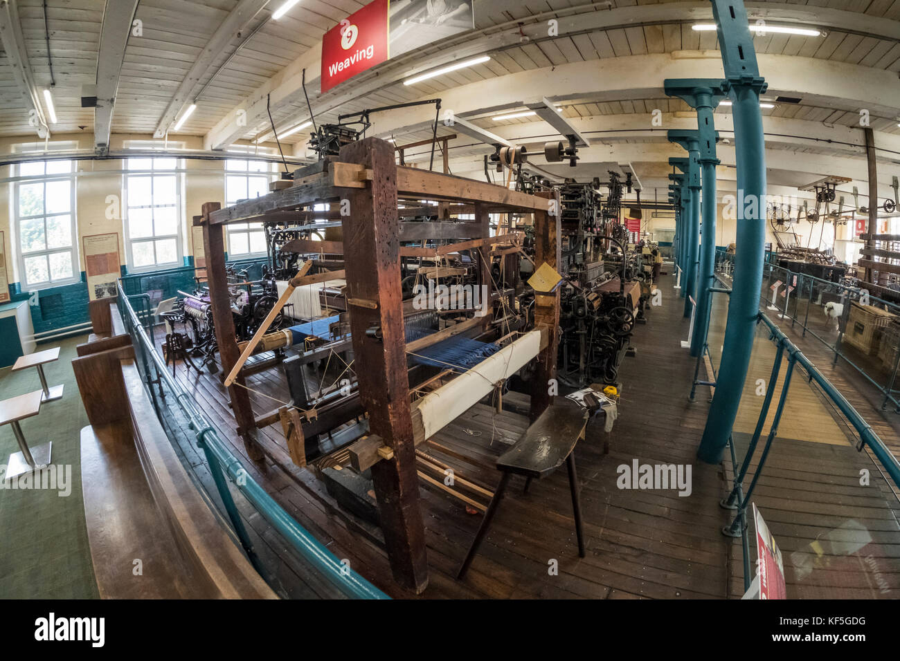 Textiles and Machinery on display at Bradford Industrial Museum, West ...