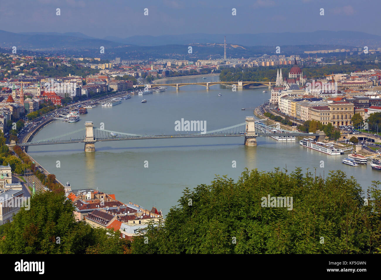 Danube river aerial hi-res stock photography and images - Alamy