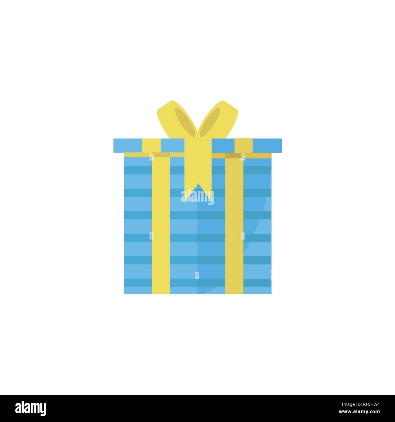 Blue Gift Box Stock Vector Image & Art - Alamy