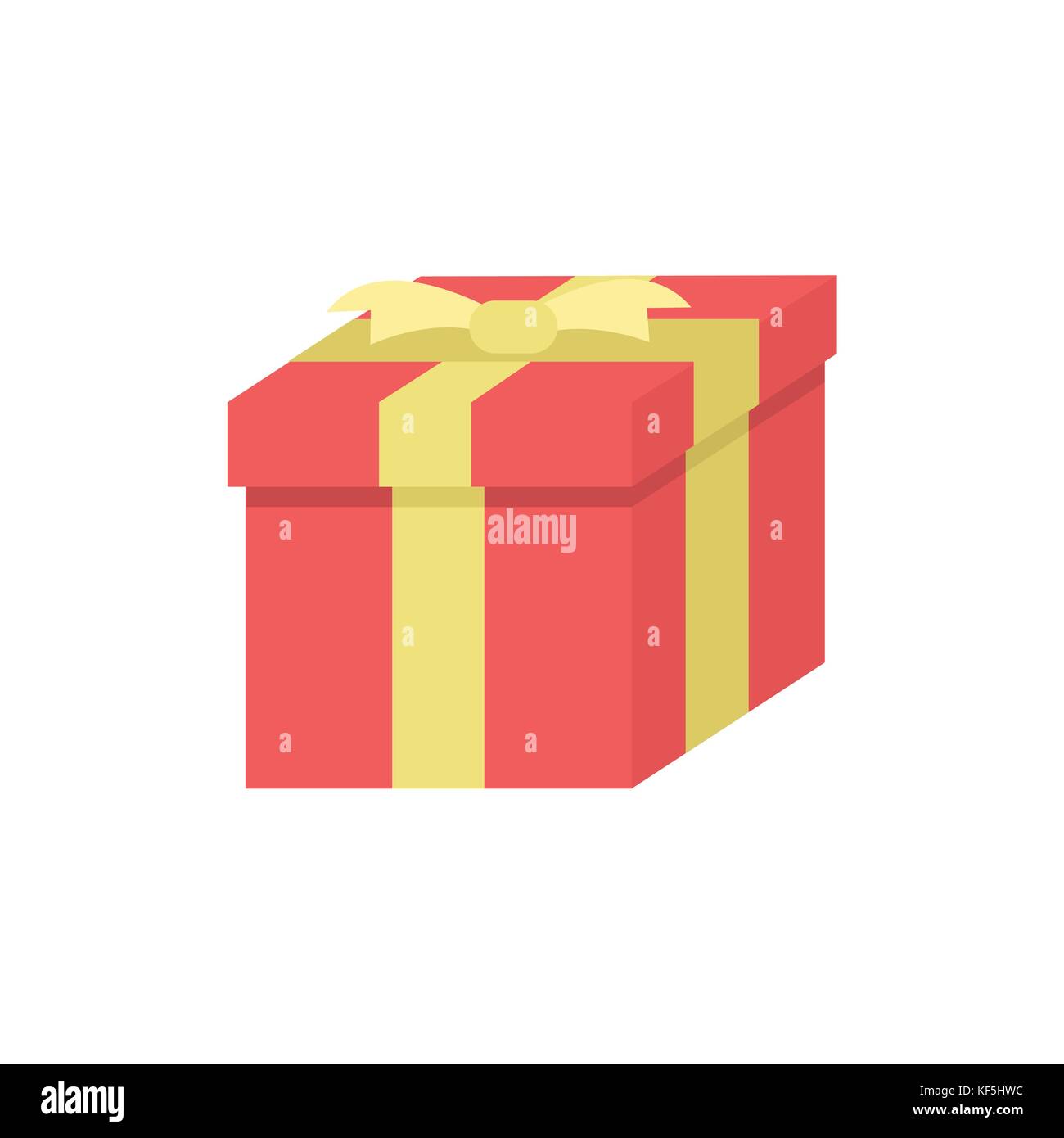 Red Gift Box Stock Vector Image & Art - Alamy