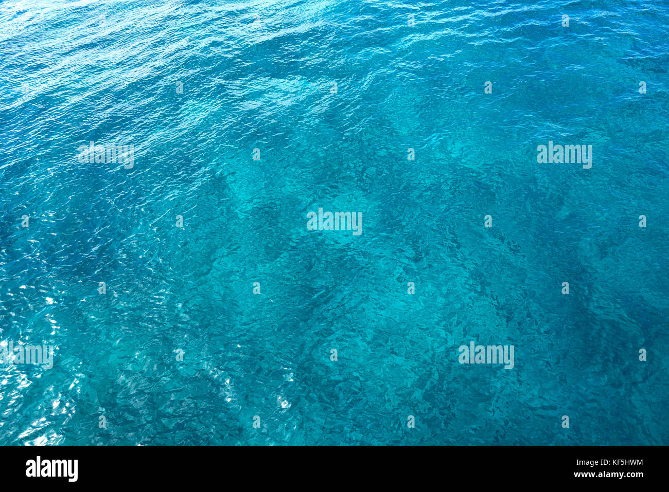 Caribbean perfect turquoise water texture in Mexico Mayan Riviera Stock ...