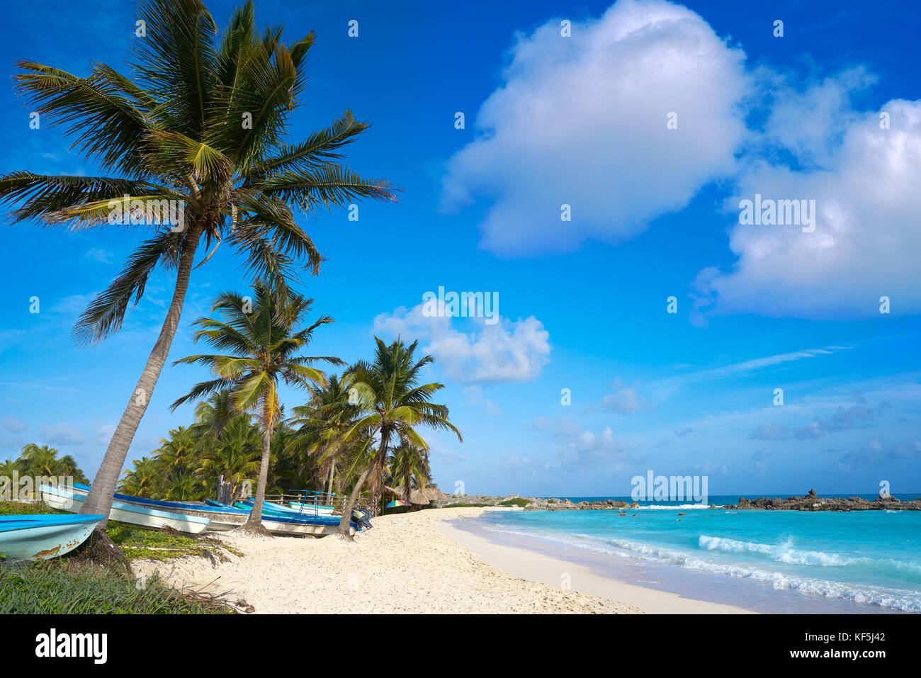 Chen Rio beach Cozumel island in Riviera Maya of Mayan Mexico Stock ...