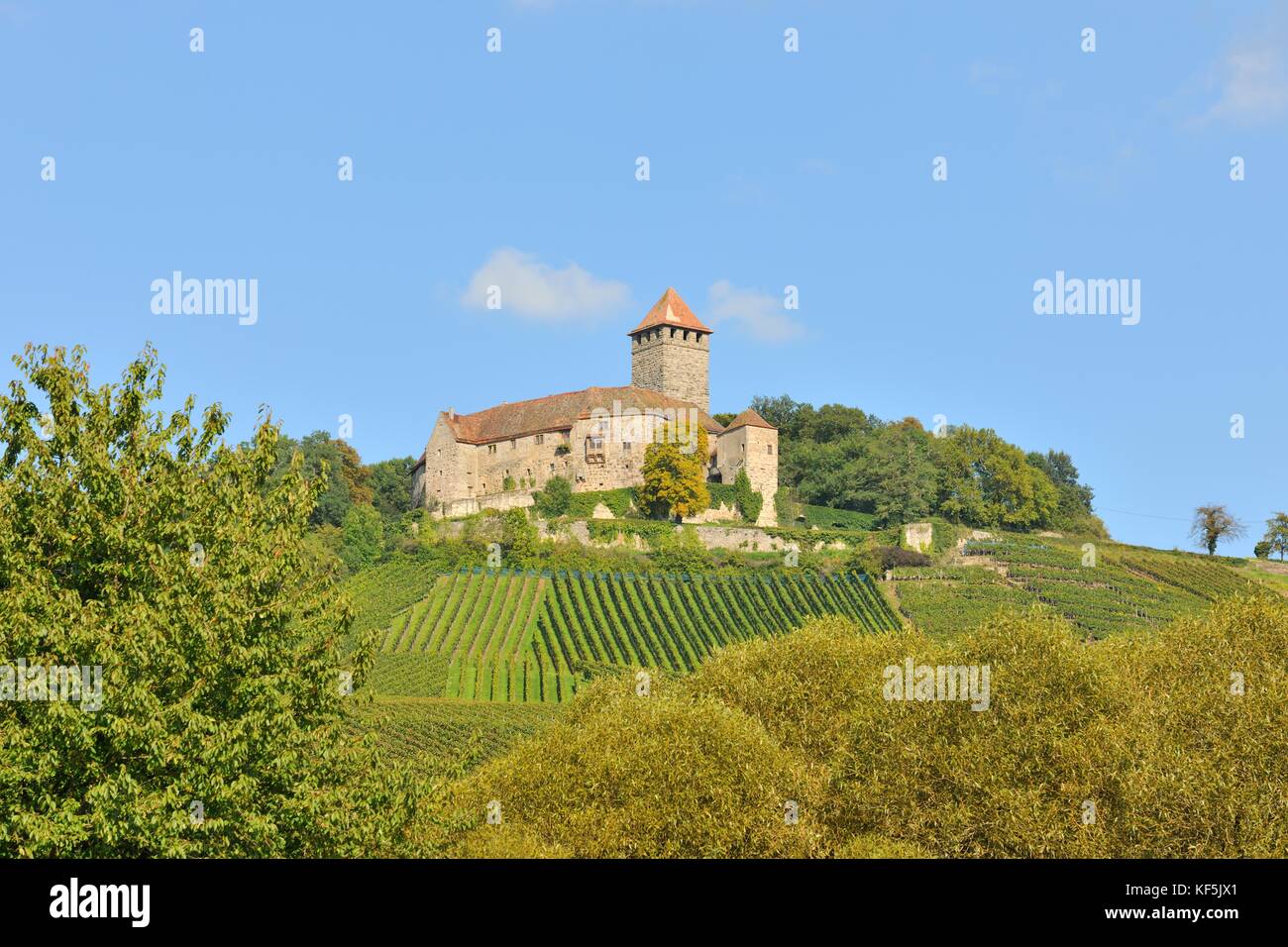 Castle Lichtenberg, Oberstenfeld, Baden-Württemberg, Germany Stock ...