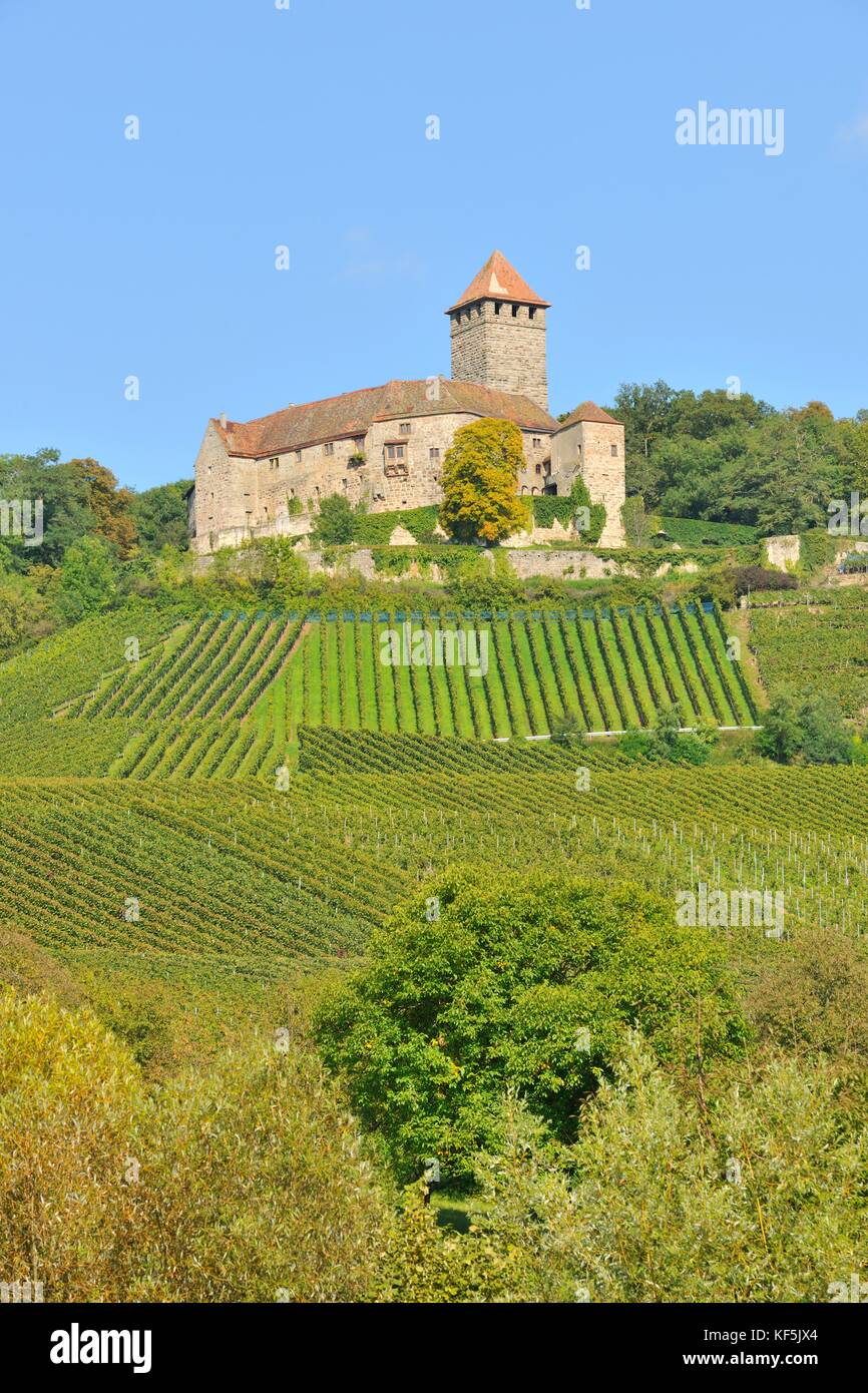 Castle Lichtenberg, Oberstenfeld, Baden-Württemberg, Germany Stock ...