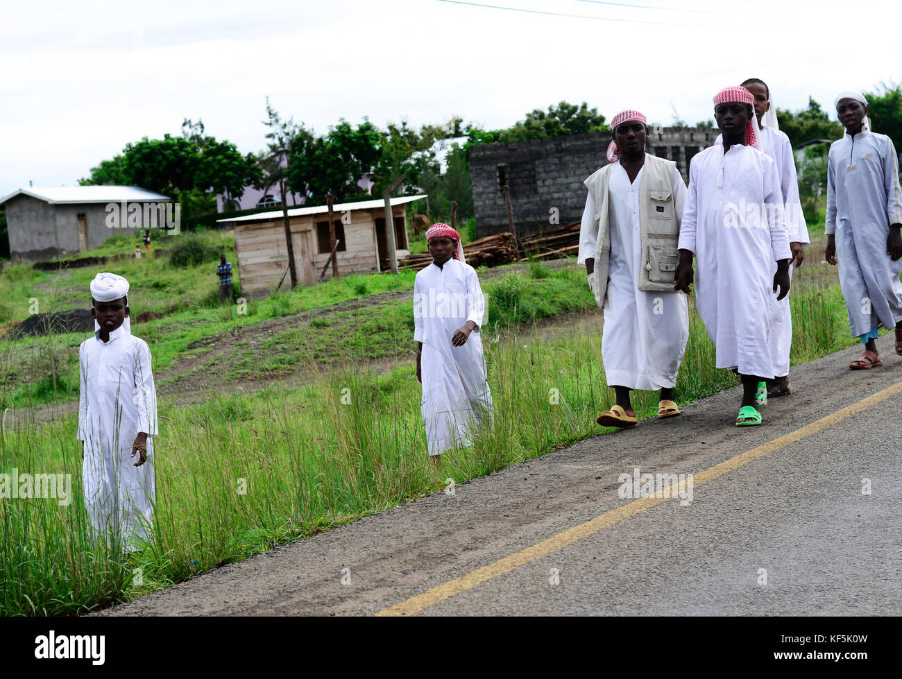 Tanzanian muslim boys hi-res stock photography and images - Alamy