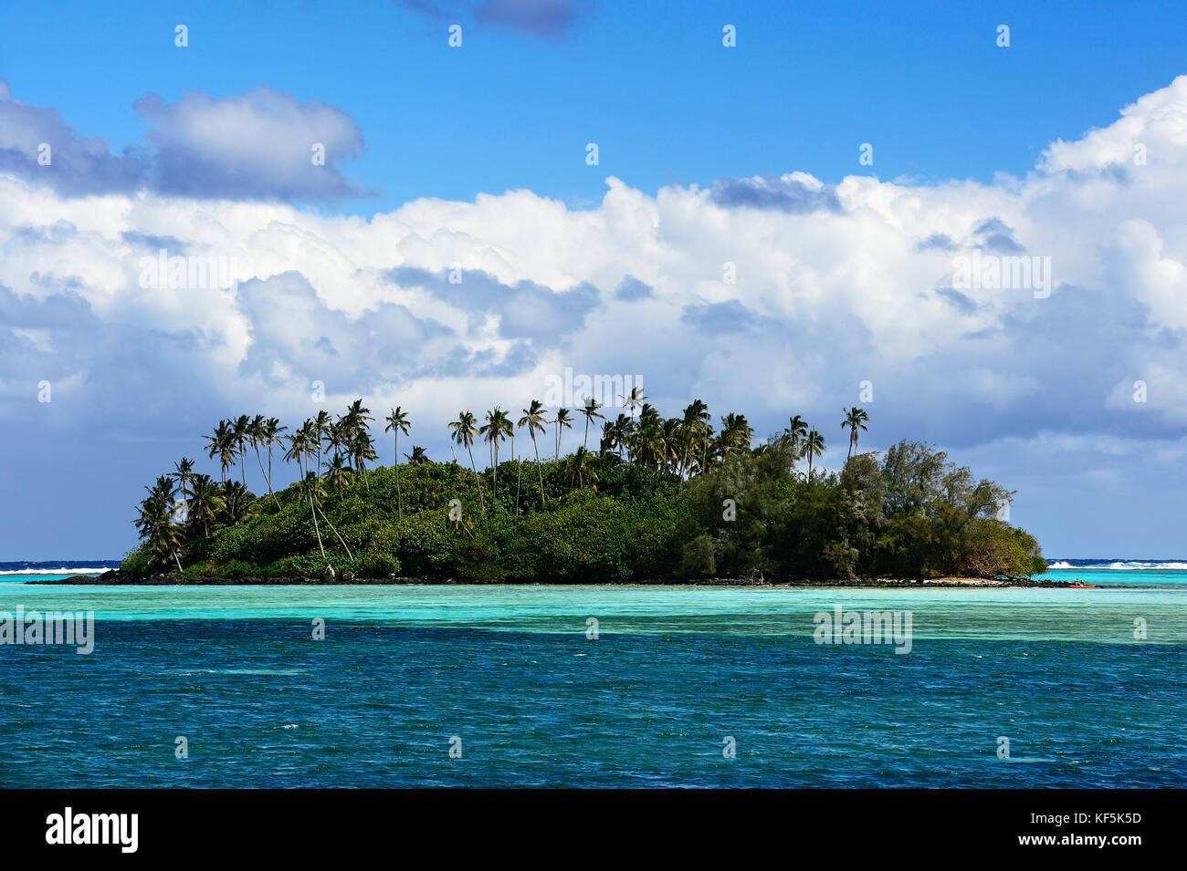 Muri Beach Lagoon, Rarotonga, South Pacific, Cook Islands Stock Photo ...