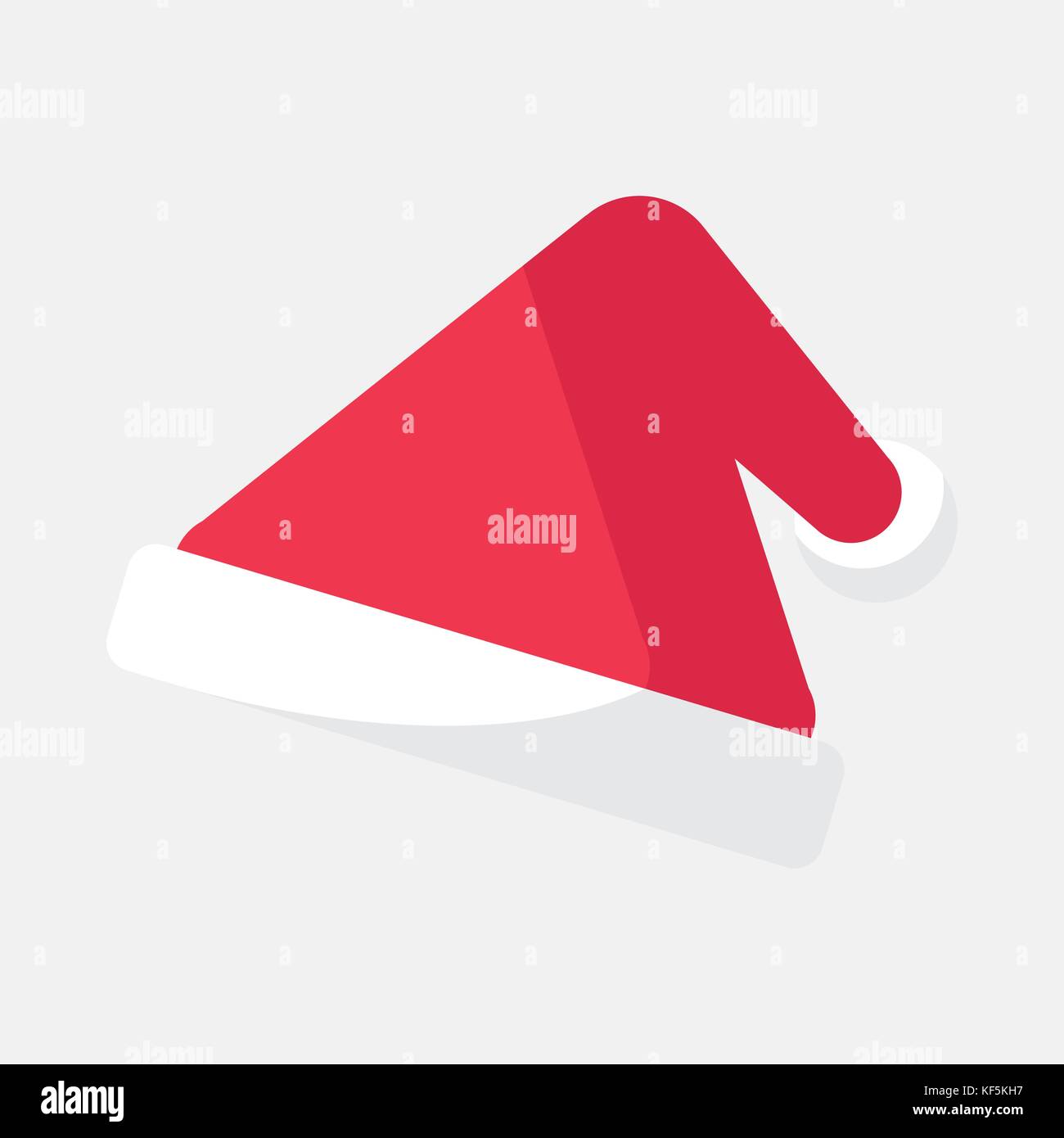 Christmas Triangle Santa Hat Stock Vector Image & Art - Alamy