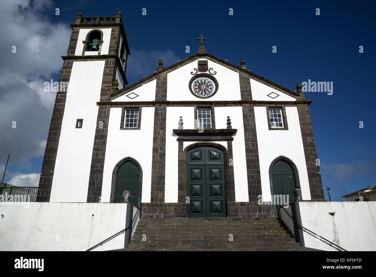 Church in Relva, Island of Sao Miguel, Azores, Portugal Stock Photo - Alamy