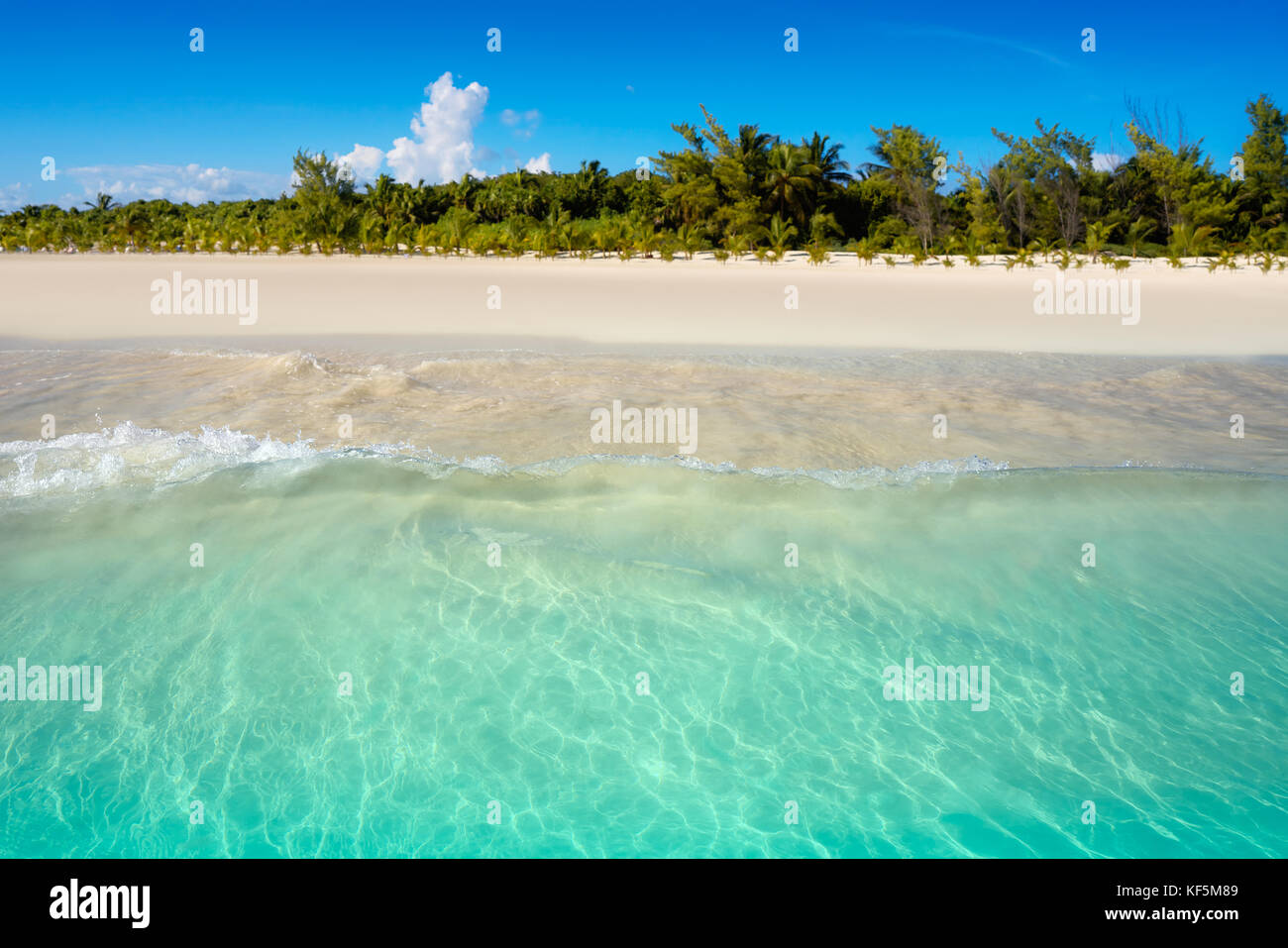 Riviera Maya Caribbean beach turquoise in Mayan Mexico Stock Photo - Alamy