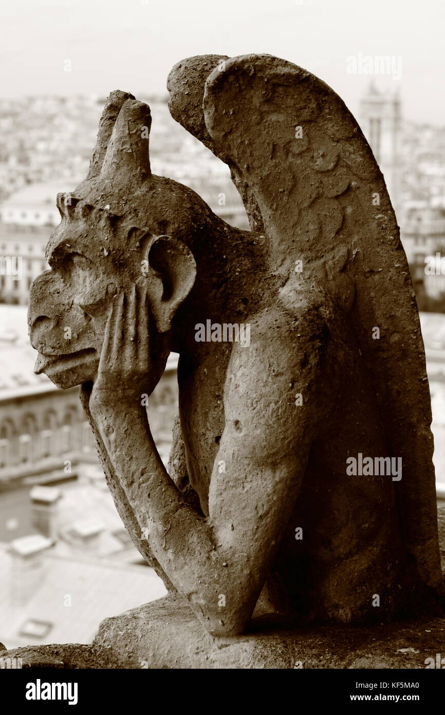 The impracticality of stone wings Stock Photo - Alamy