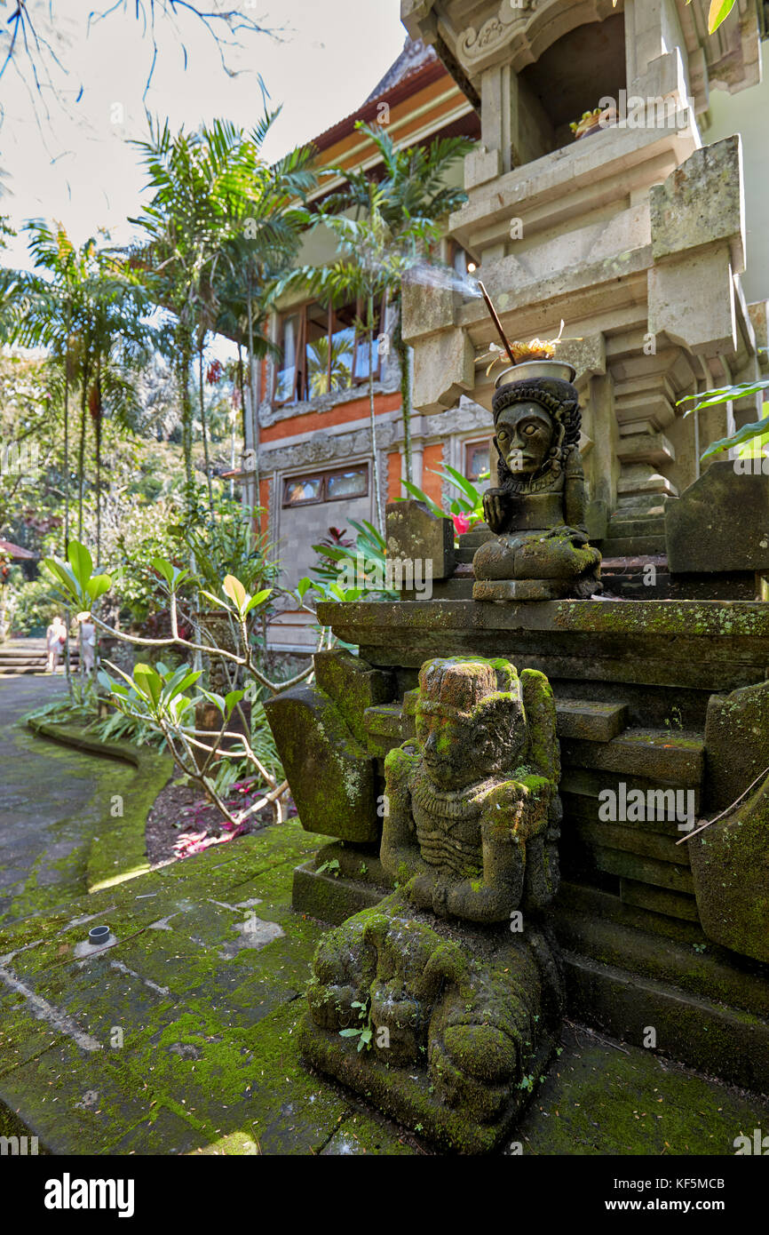 Statue in the garden of the Agung Rai Museum of Art (ARMA). Ubud, Bali ...