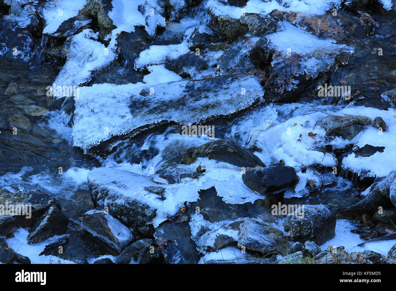 Cold Autumn River Stock Photo - Alamy