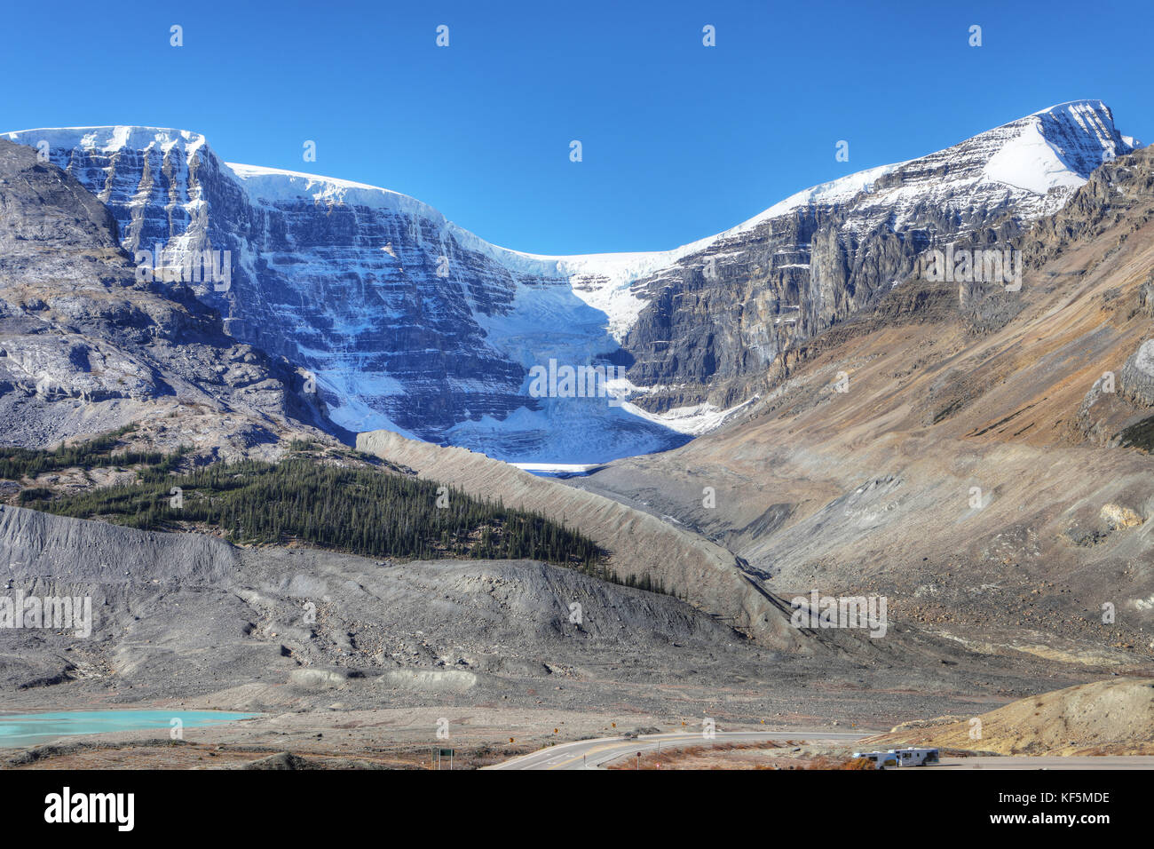 The Dome Glacier in Jasper National Park, Canada Stock Photo - Alamy