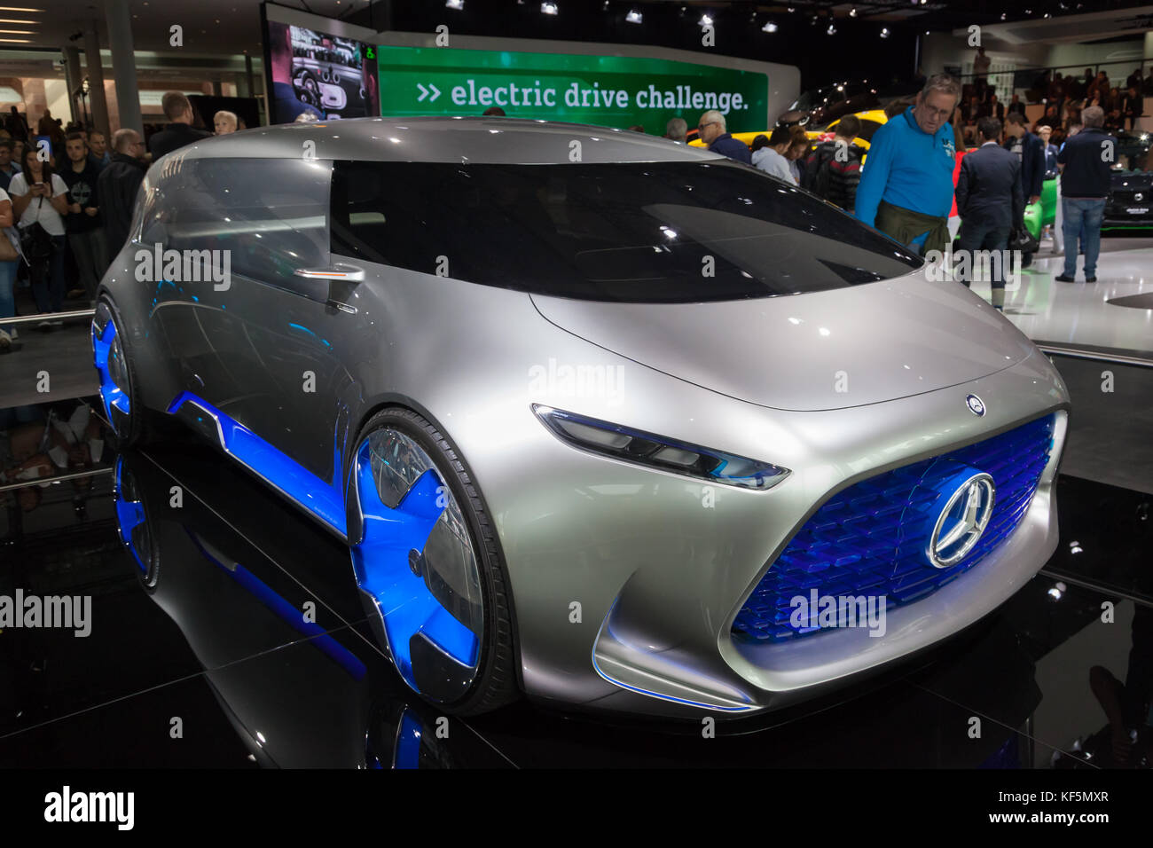 Frankfurt, Germany - Sep 20, 2017: Mercedes Benz Vision Tokyo Electric ...