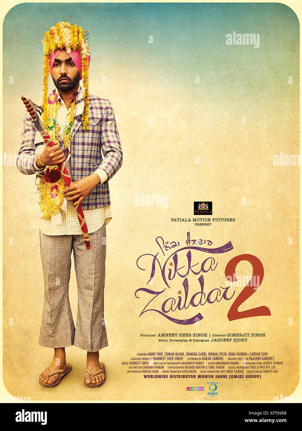 NIKKA ZAILDAR 2, Indian poster, Ammy Virk, 2017. ©Omjee Group/Courtesy ...