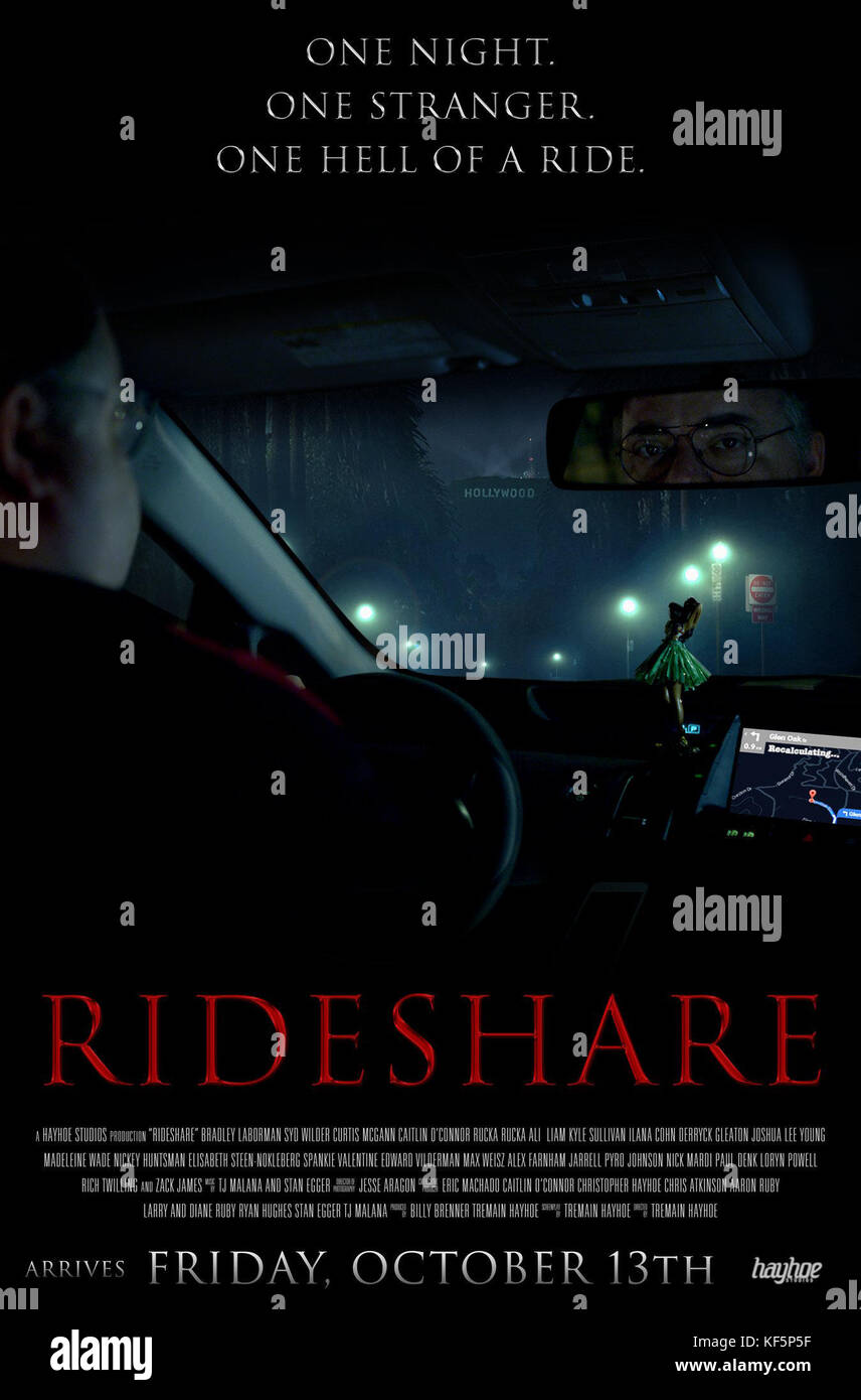 RIDESHARE, poster, Bradley Laborman, 2017. ©Hayhoe Studios/Courtesy ...