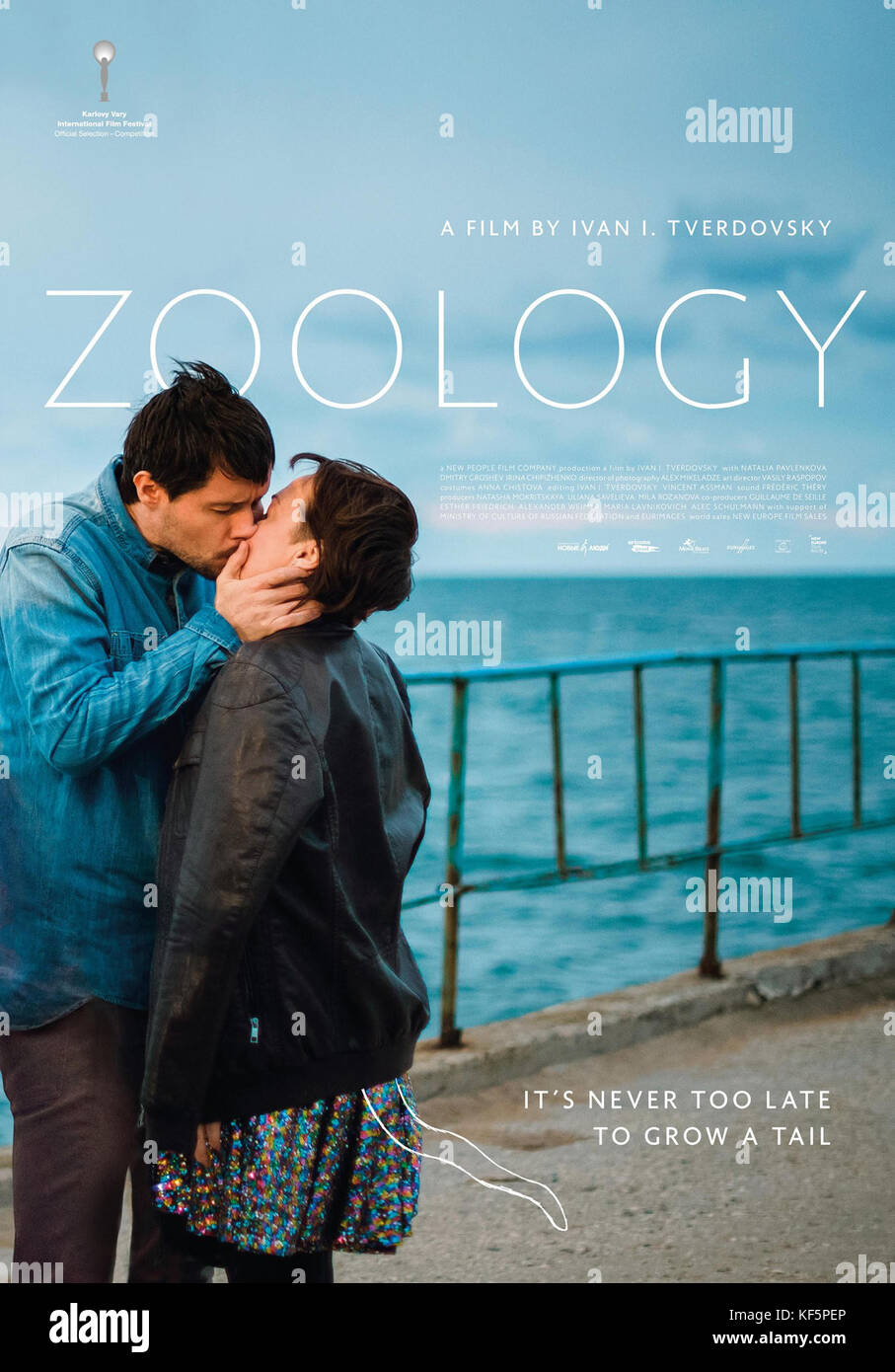 ZOOLOGY, (aka ZOOLOGIYA), poster, from left: Dmitriy Groshev, Natalya ...