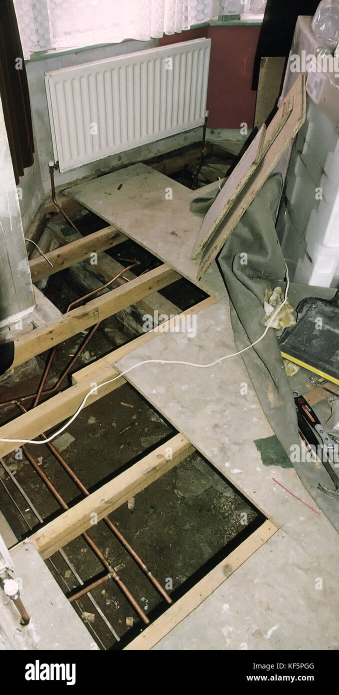 Major home improvement work in progress Stock Photo - Alamy