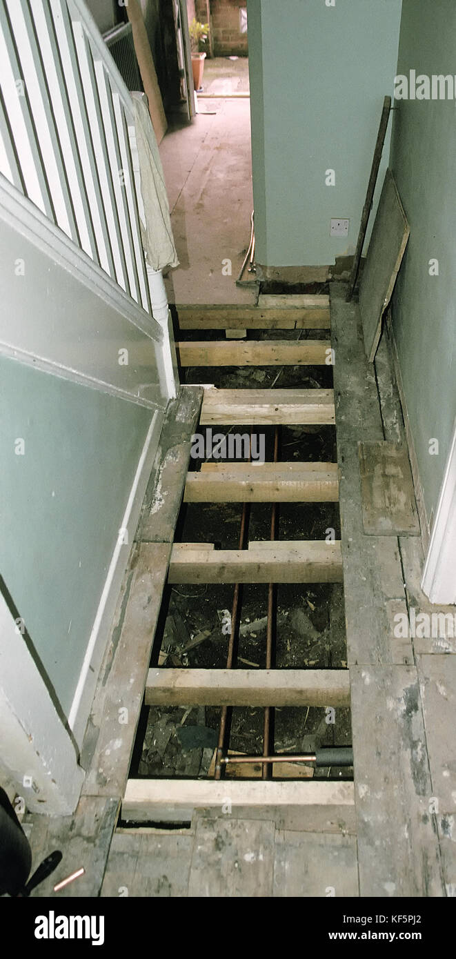 Major home improvement work in progress Stock Photo - Alamy