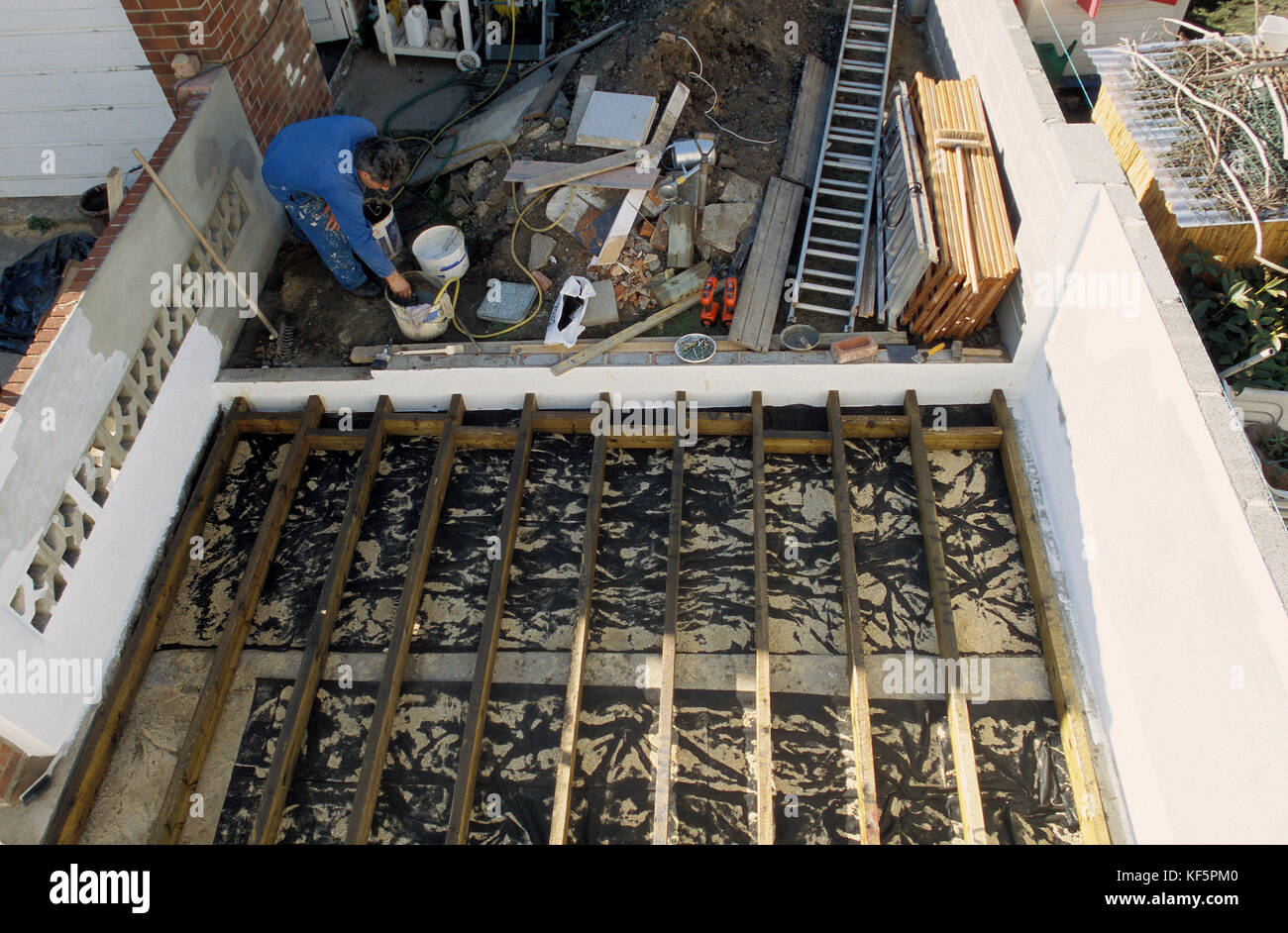 Major home improvement work in progress Stock Photo - Alamy