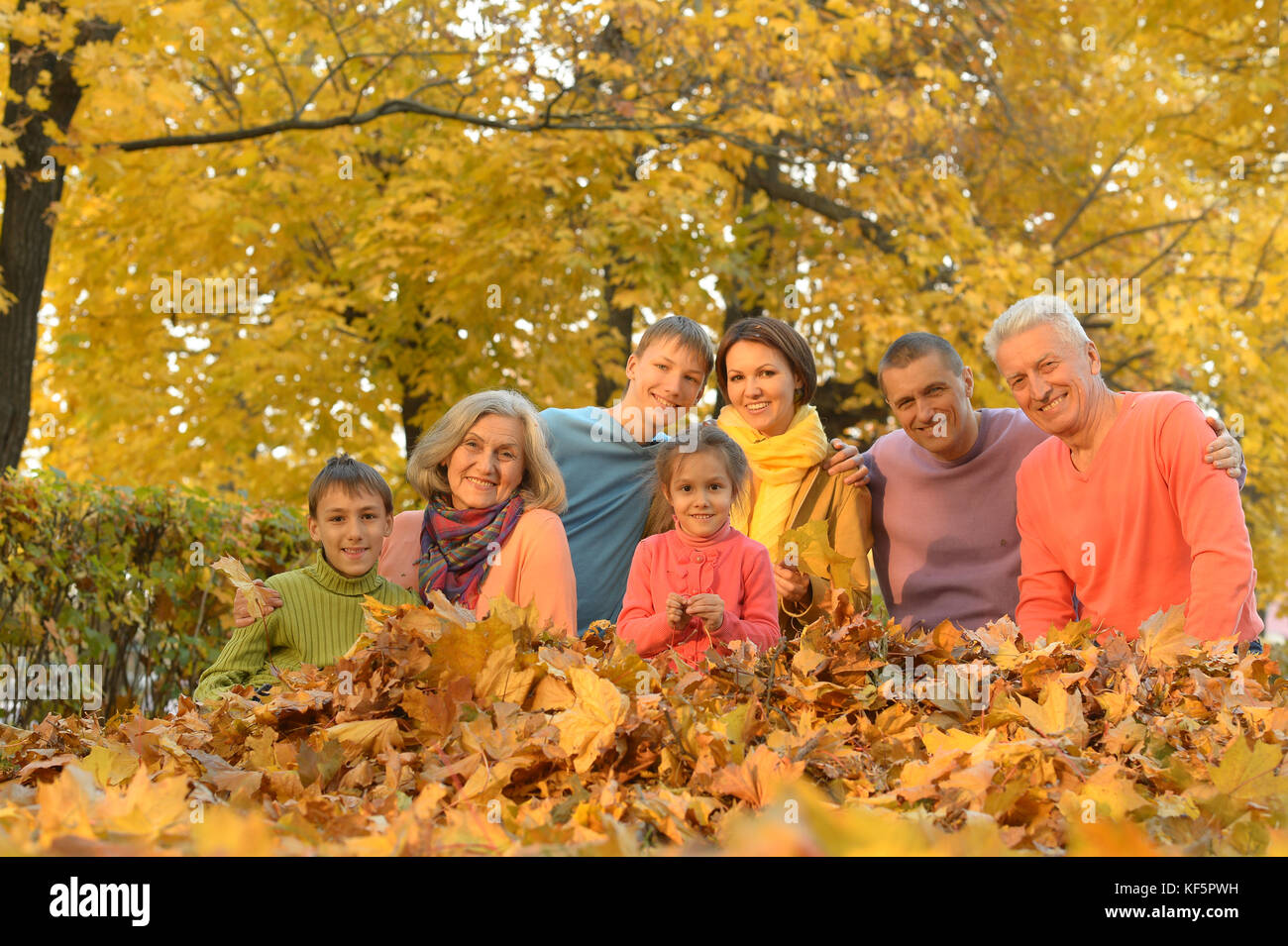 Big family having fun Stock Photo - Alamy