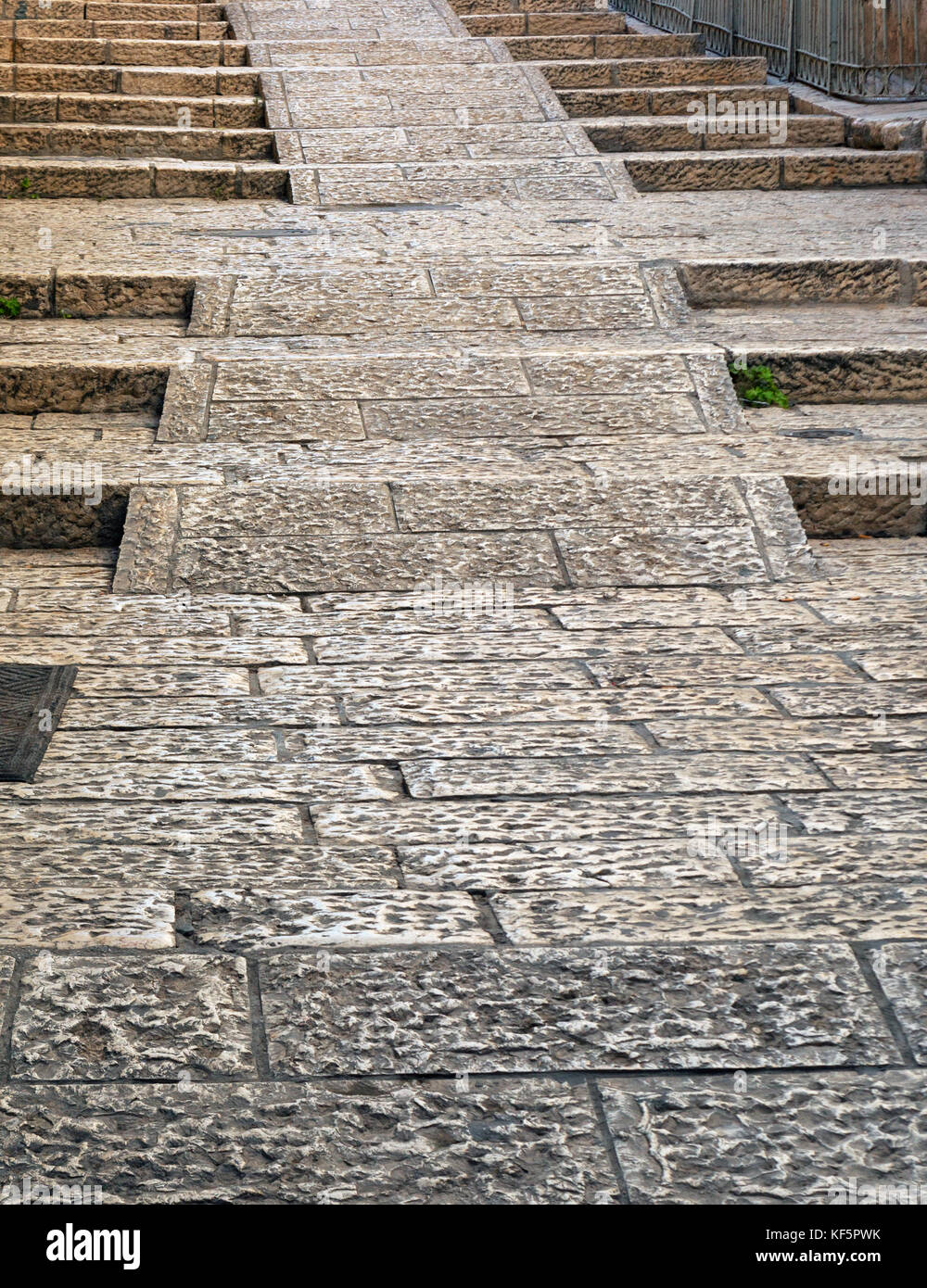 Old stone stair in Jerusalem Stock Photo - Alamy