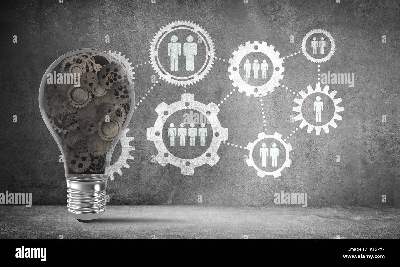 Concept of lightbulb as symbol of new idea Stock Photo - Alamy