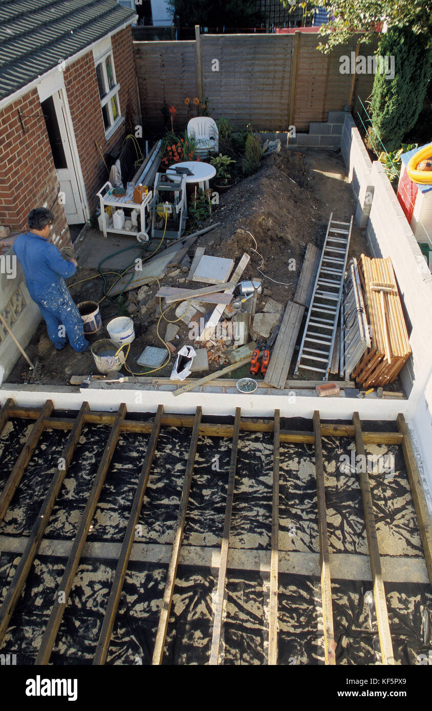 Major home improvement work in progress Stock Photo - Alamy