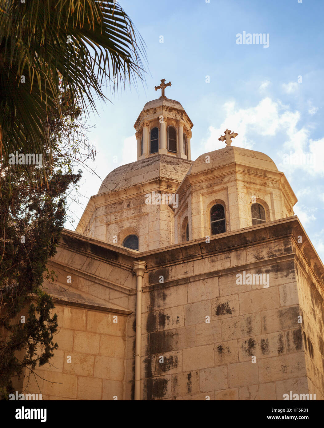 Detail of religion architecture in an Jerusalem Stock Photo - Alamy