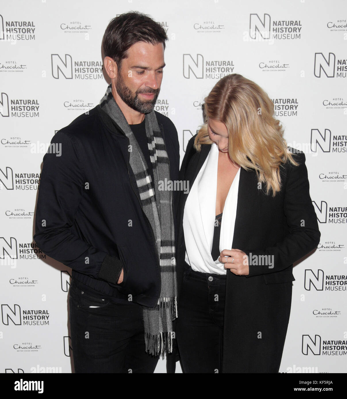 Gethin Jones and Katja Zwara attending the launch of the Natural ...